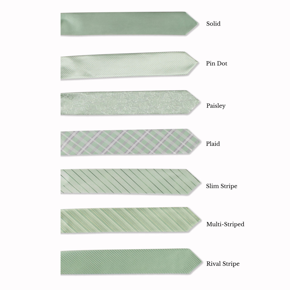 Classic Long Tie - Dew | MATCH Formal Wear